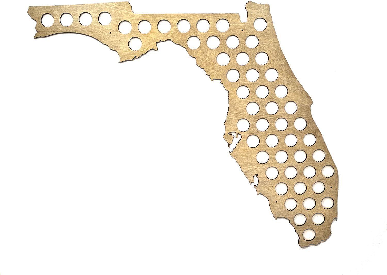 Amazon.com: All 50 States Beer Cap Maps - Florida Beer Cap Map FL ...