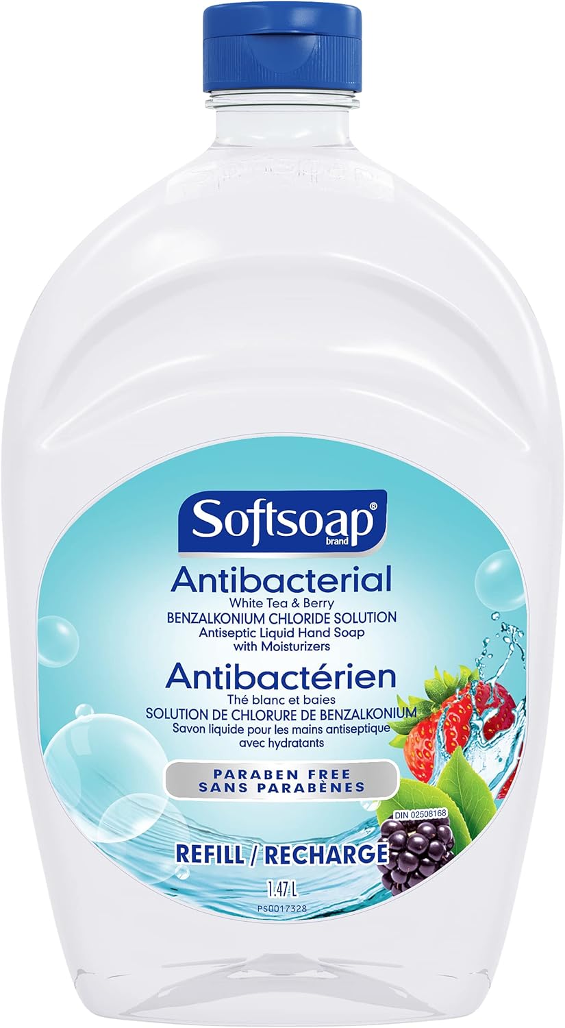 Softsoap Antibacterial Liquid Hand Soap - White Tea and Berry.