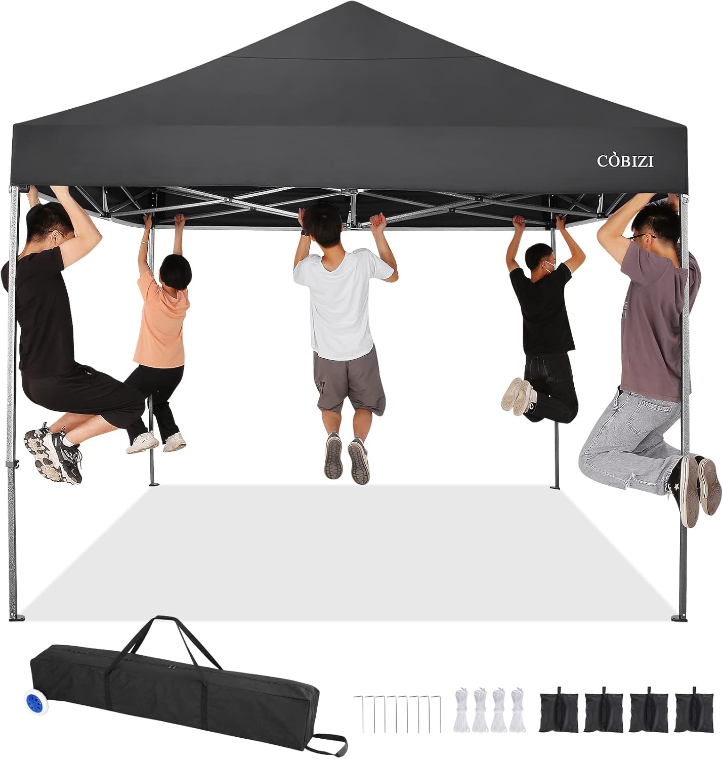 Amazon.de: COBIZI Faltbar Pavillon 3x3m Wasserdicht Stabil Winterfest ...