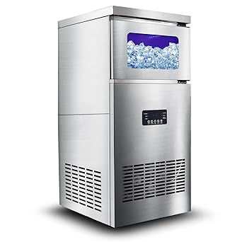 Amazon.com: Commercial Ice Maker Machine, 130lbs/24H Under Counter ice ...