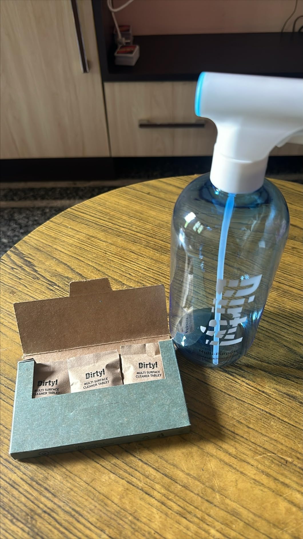 Dirtyl Multi-Surface Cleaner Kit - 1 Reusable Forever Bottle + 3 Eco ...