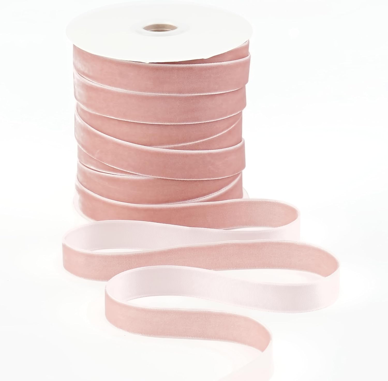 Amazon.com: MAYREEL 5/8 Inch Dusty Rose Velvet Ribbon Dusty Pink ...