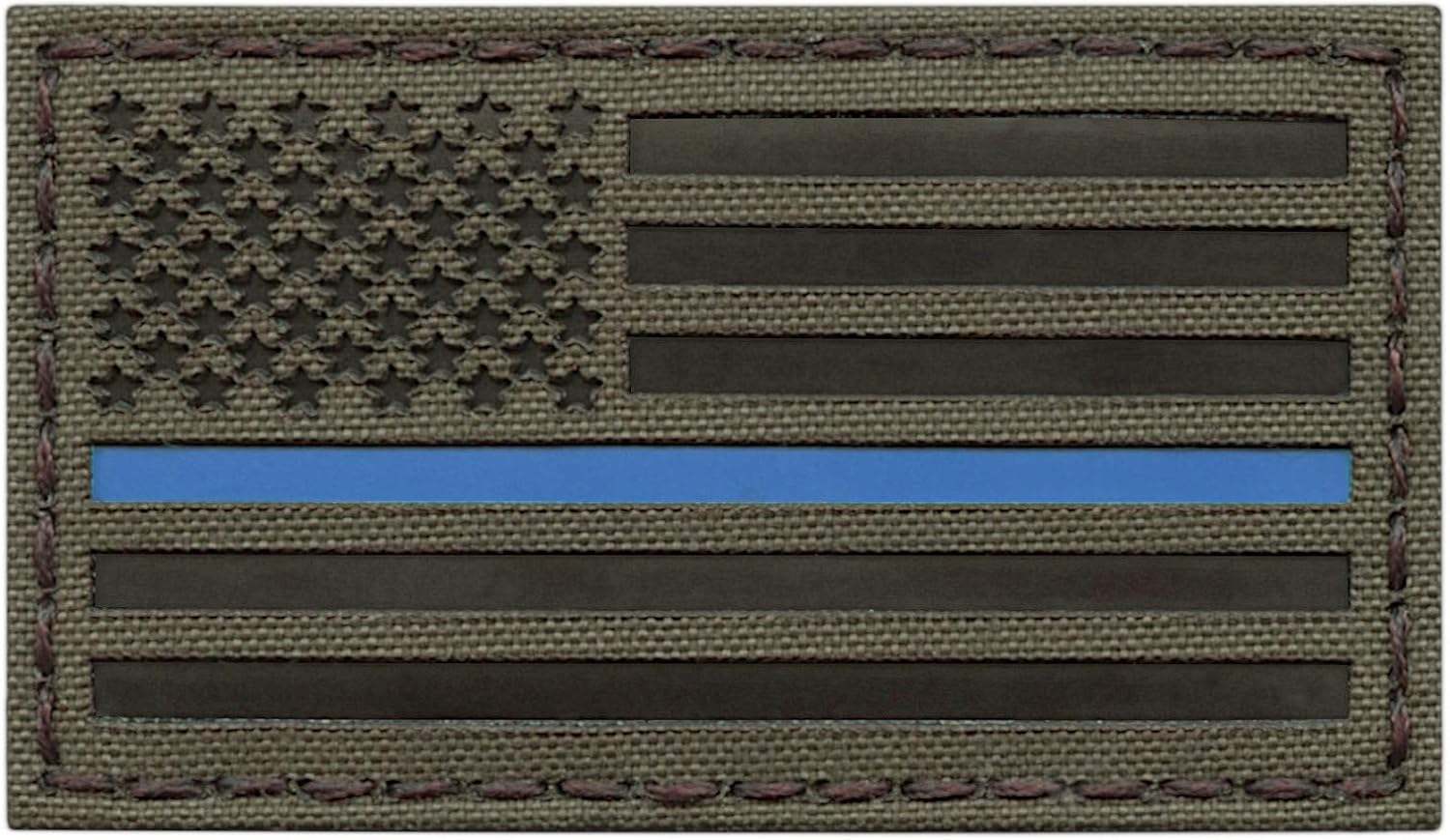Amazon.com: Ranger Green Infrared IR USA American Flag 3.5x2 Thin Blue ...