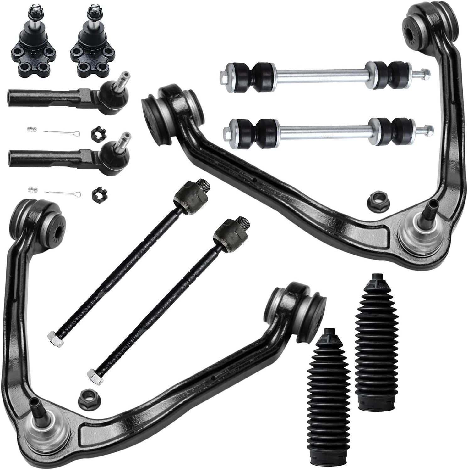 Amazon.com: Detroit Axle - 8pc Front End Suspension Kit for Chevy GMC ...