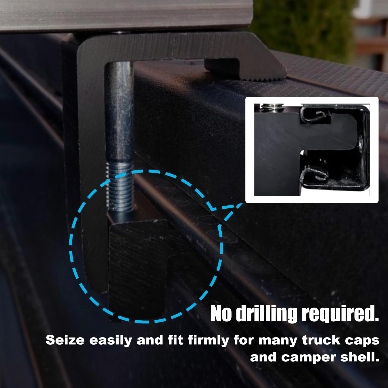 QYMOPAY Track System Mounting Clamps,Camper Shell Clamps