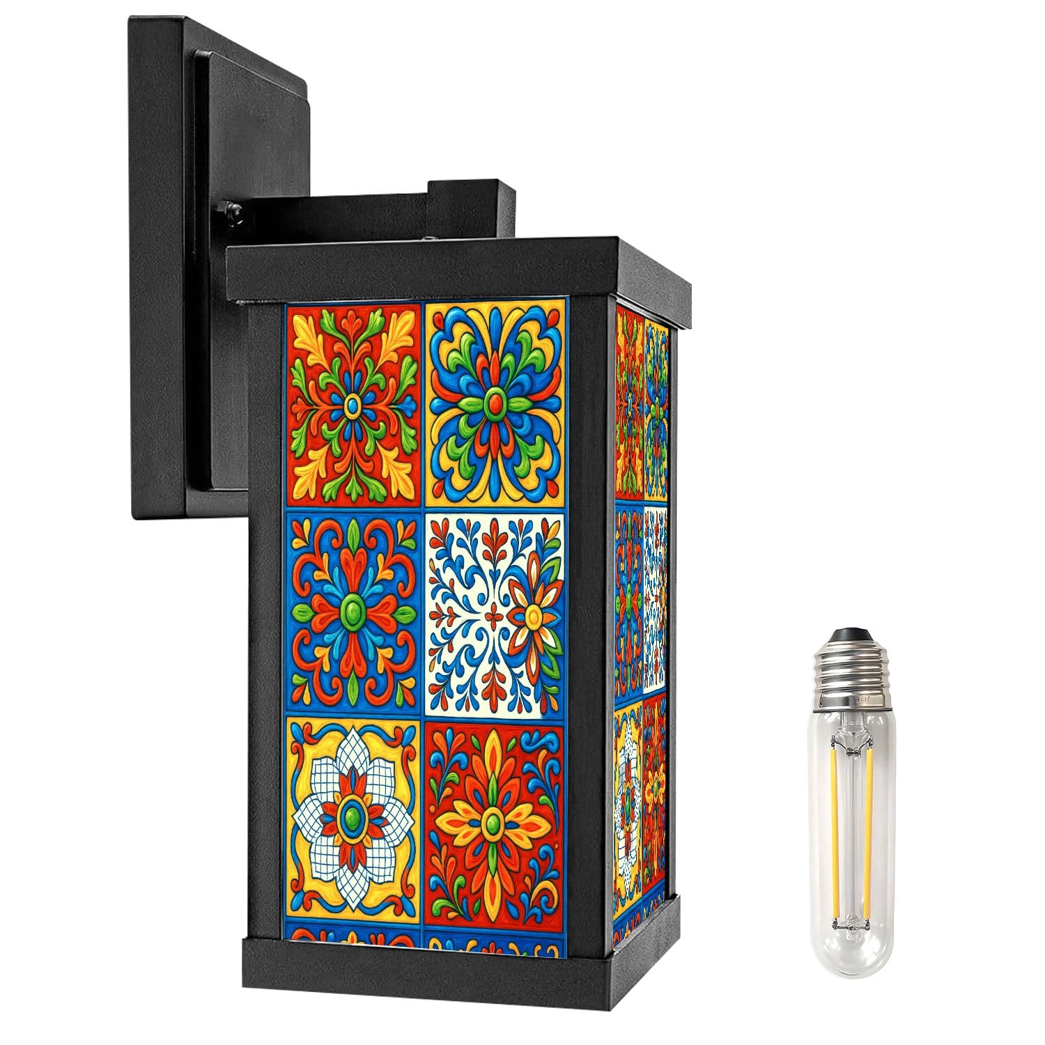 Mexican Ceramic Outdoor Light Fixtures Mexican Wall Sconces Tin Wall