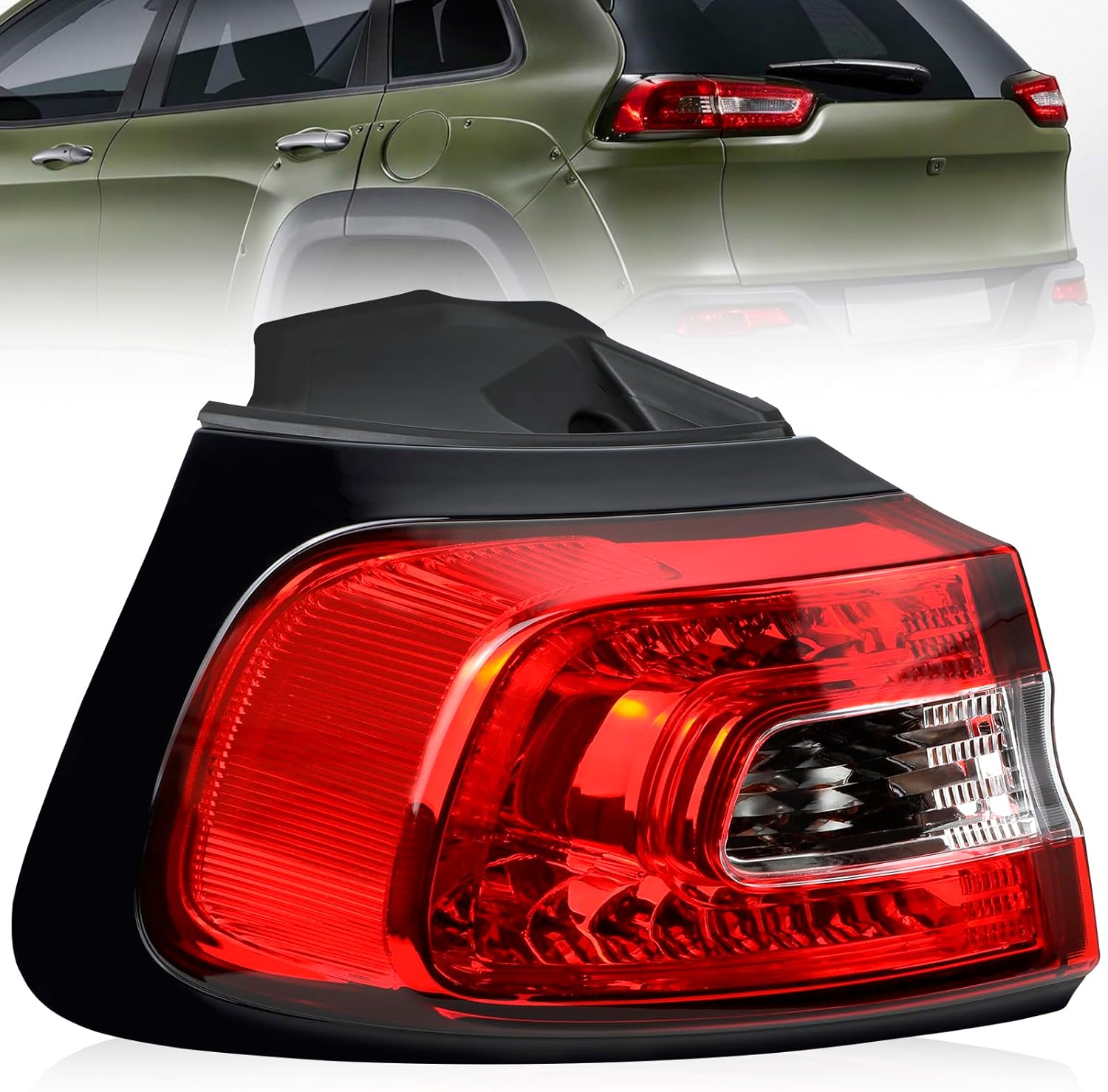 Amazon.com: CNYGO Outer Tail Light Assembly Compatible with 2014 2015 ...