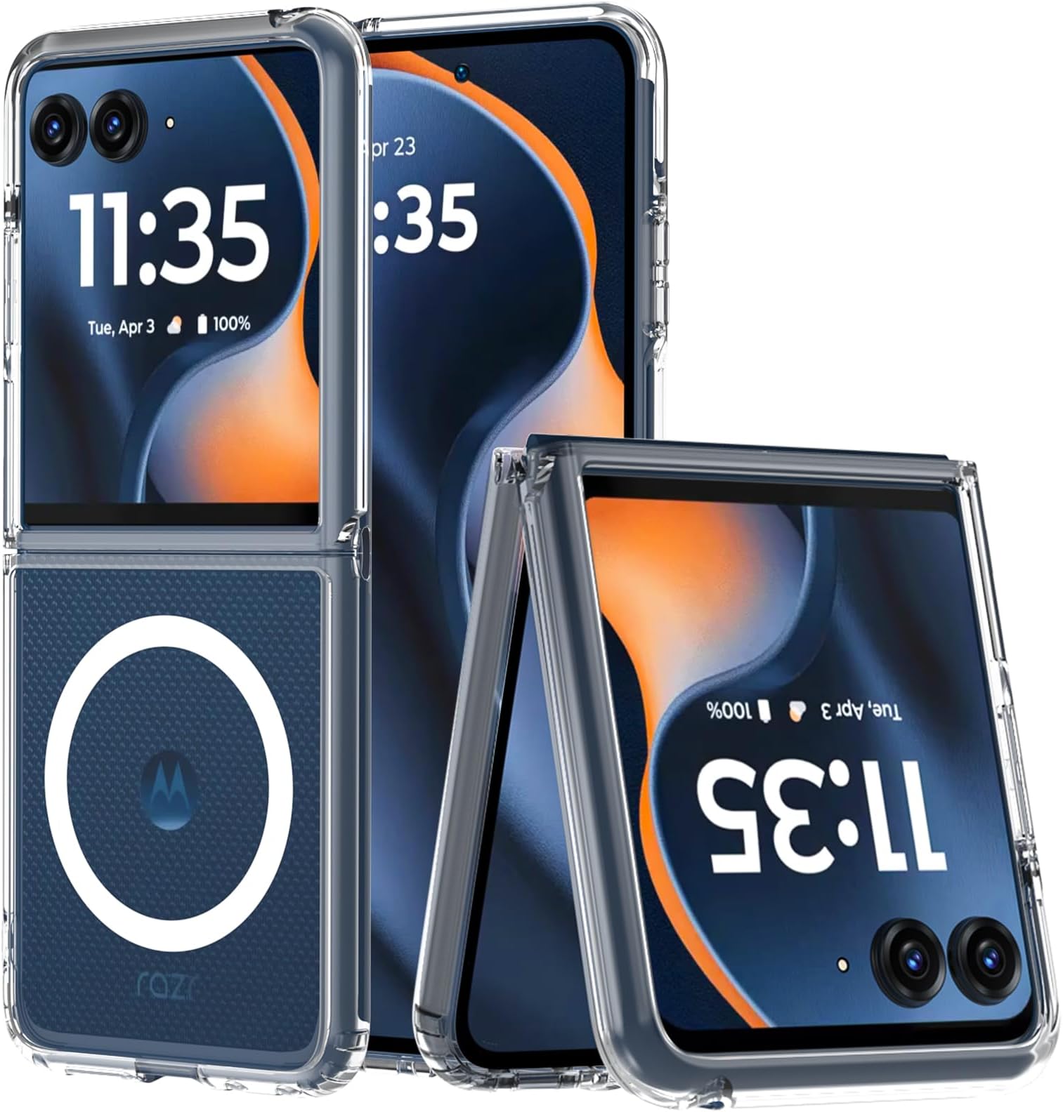 Amazon.com: Fin2feel Magnetic for Motorola Razr 2024/2025 Case, Moto ...