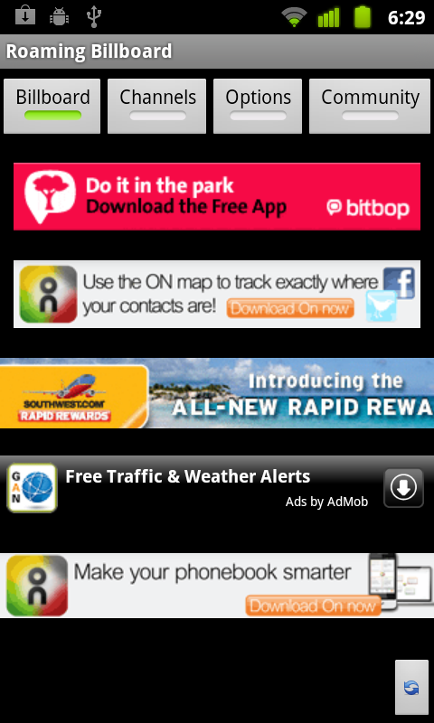 Roaming Billboard:Amazon.com:Appstore for Android