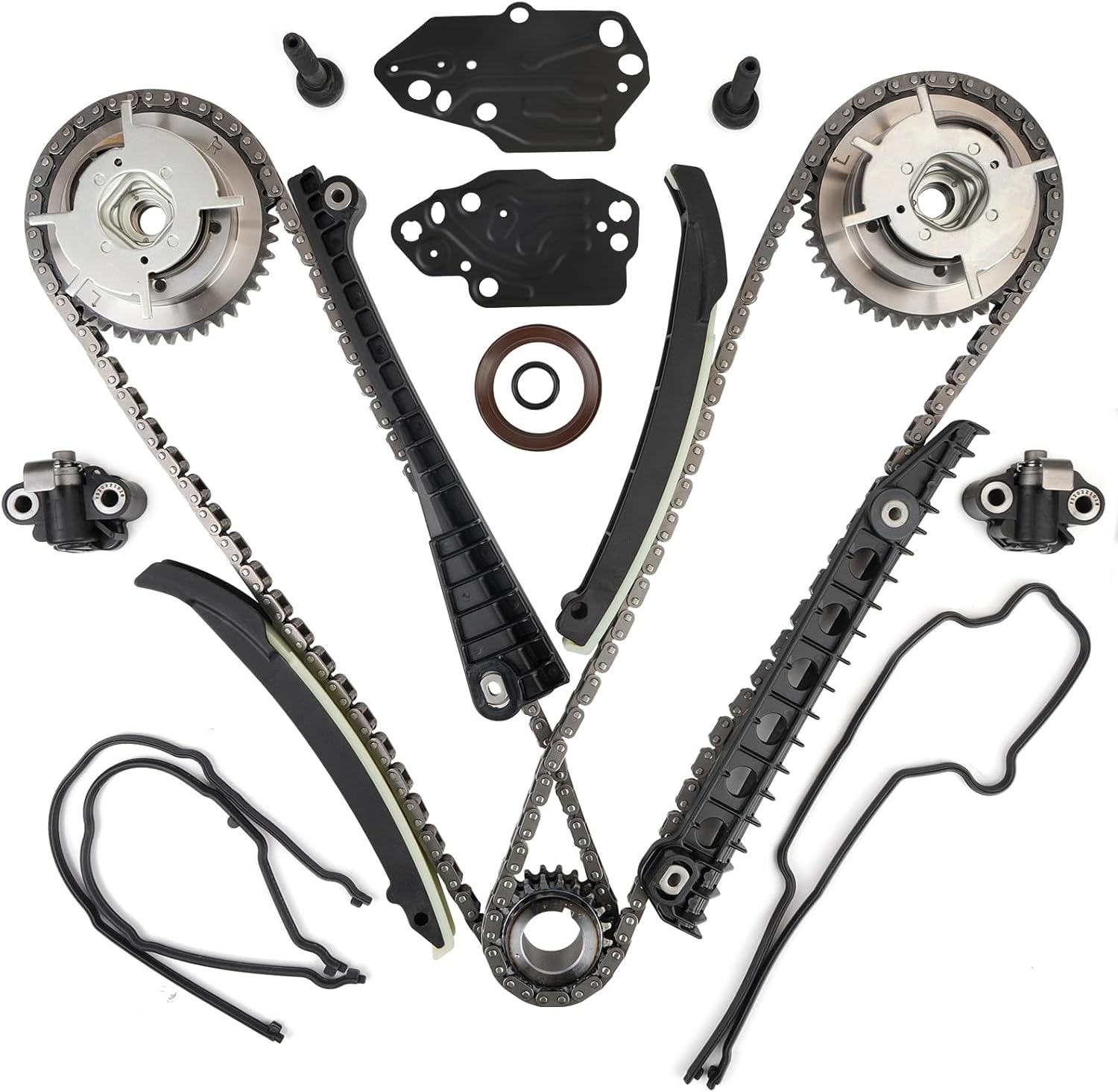 Amazon.com: Timing Chain Kit Camshaft Drive Phaser Repair Kit Compatible With Ford Expedition, F ...