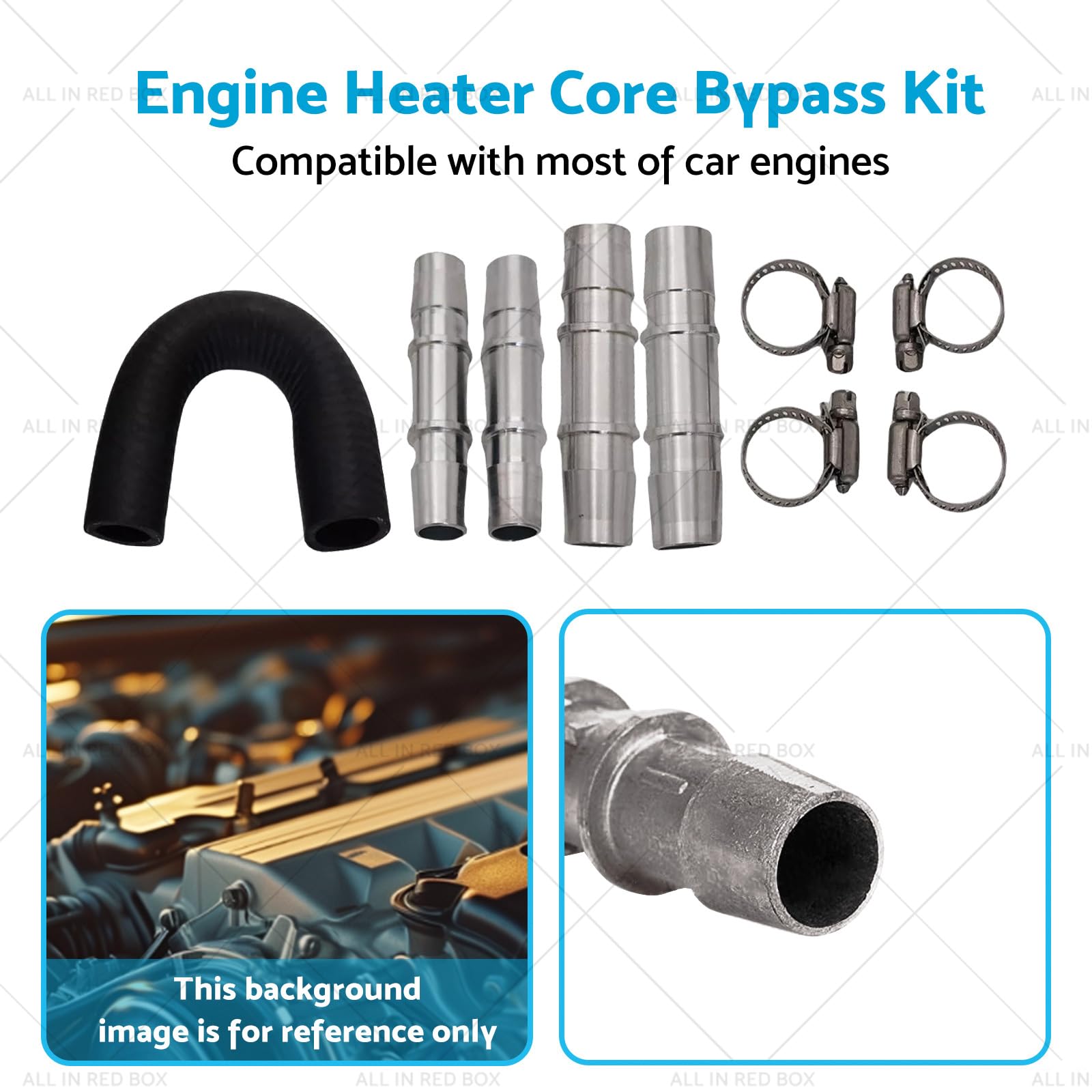 Heater Core Bypass Kit , 626-001 Engine Heater Core Flush Black Tank ...