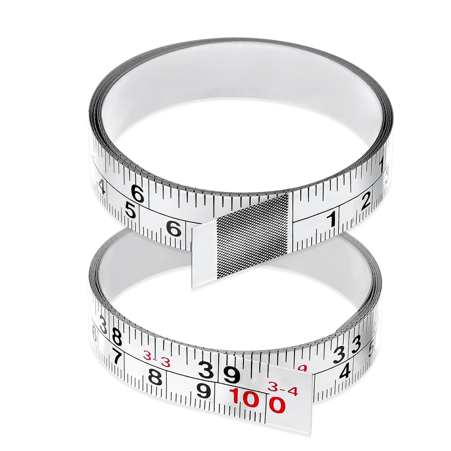 2 Pack Self Centering Tape Measure, 78 Inch Tape Measure, White Steel ...