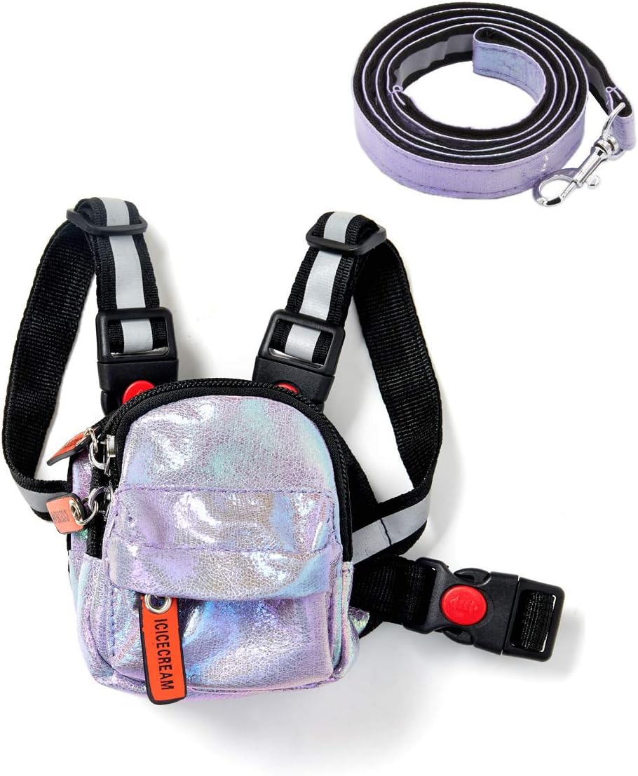 Amazon.com : Stock Show Pet Dog Cartoon Backpack Harness with Leash ...