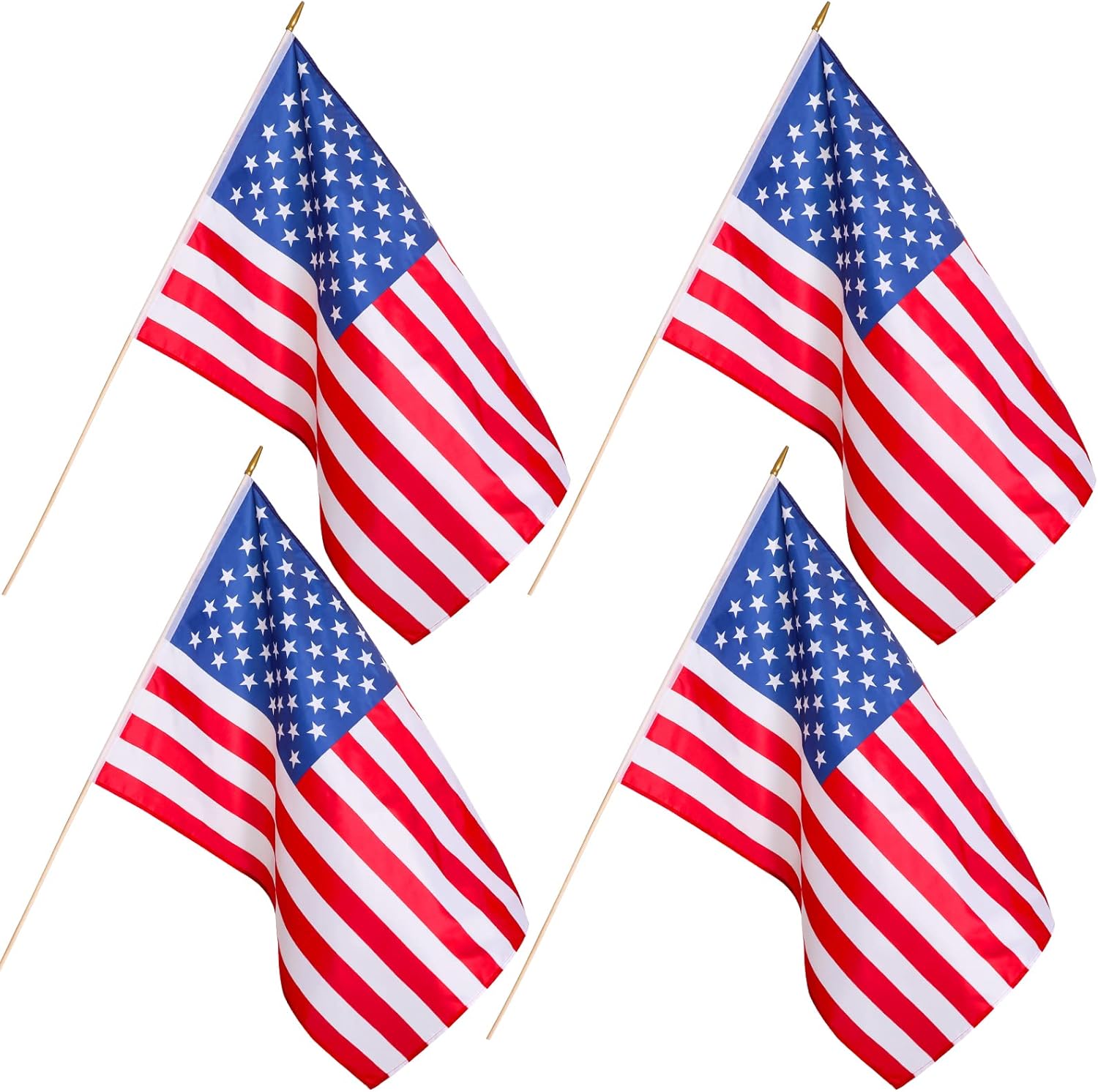 Amazon.com : Newwiee 4 Pcs Classroom American Flag for Schools 2 x 3ft ...
