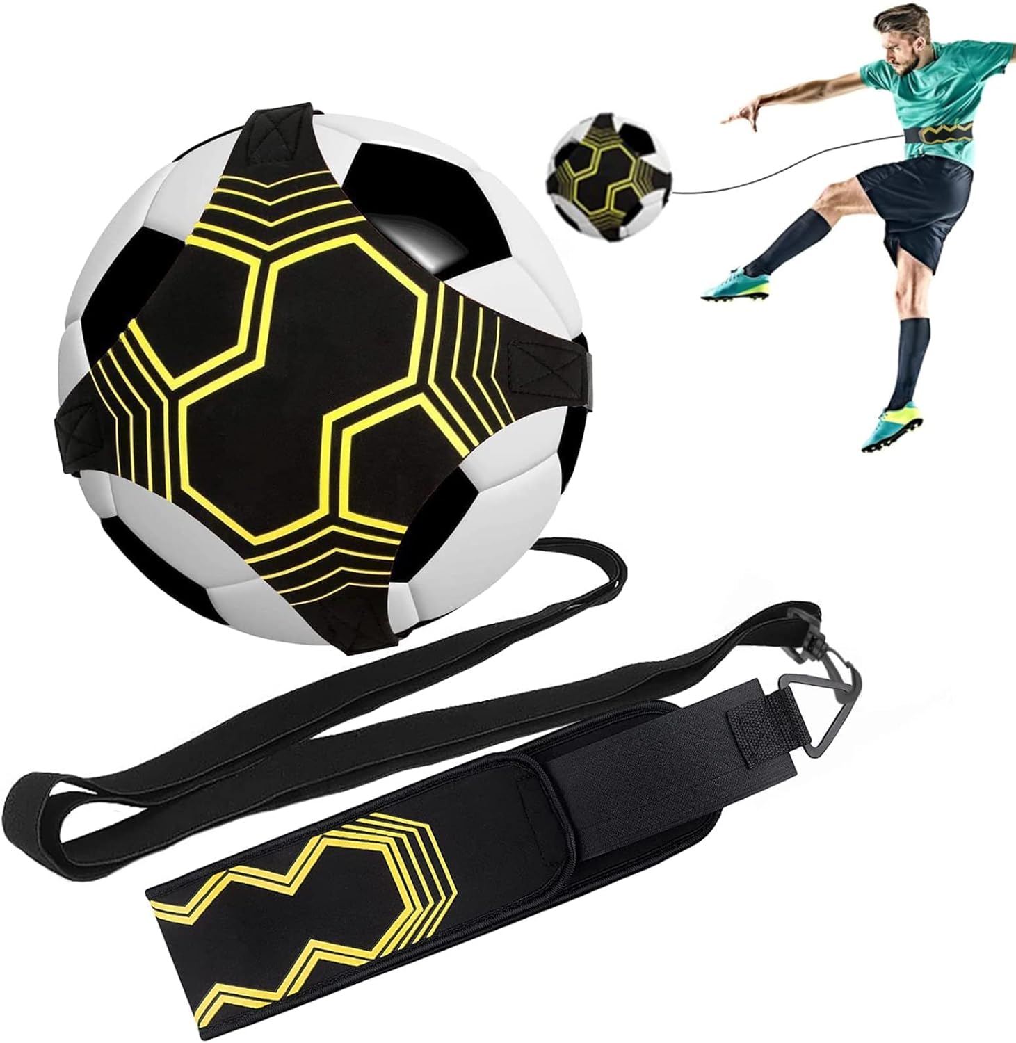 Football Training Aid, Football Kick Trainer Soccer Training Equipment ...