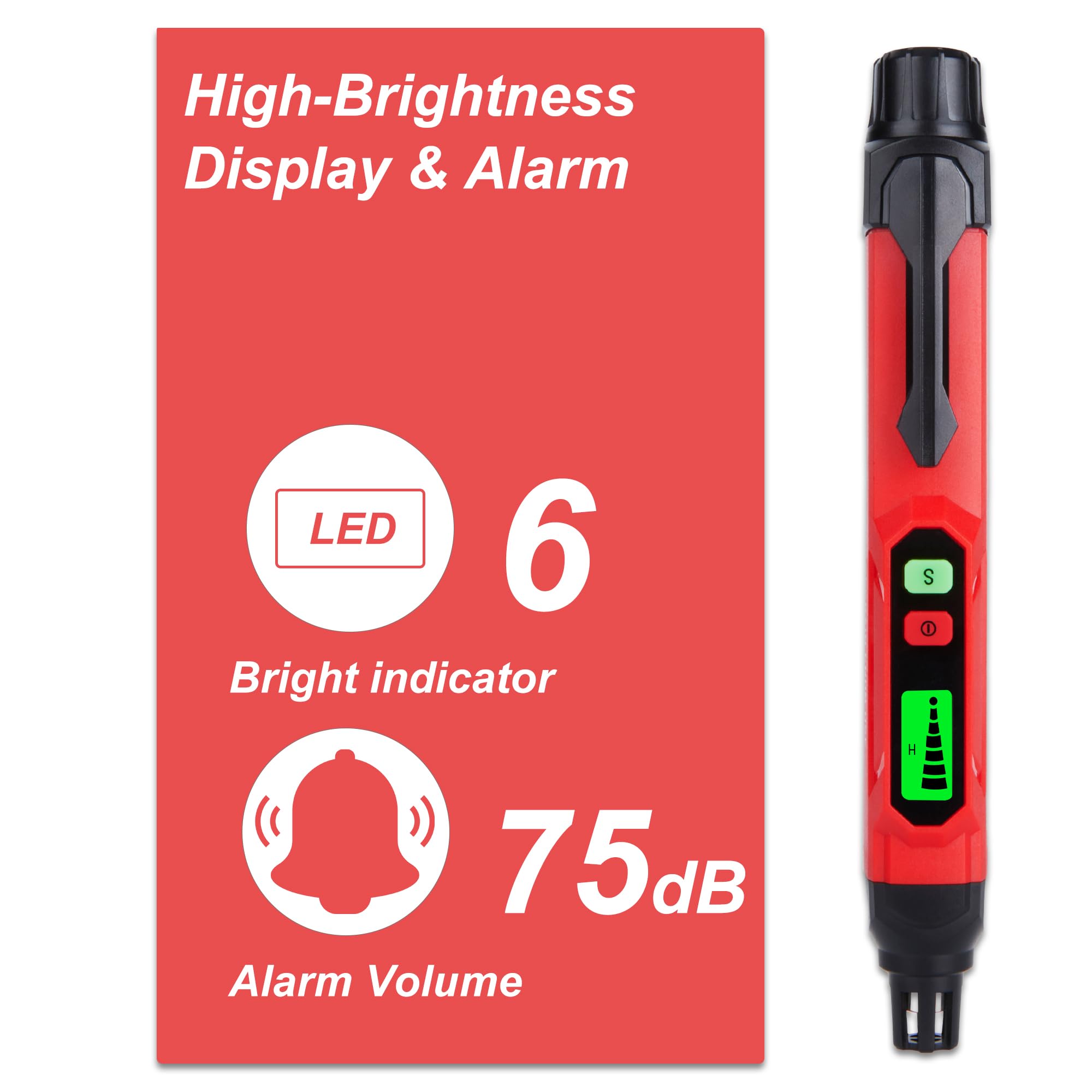 Snapklik.com : 2 Packs Portable Natural Gas Detector Meter - Koabbit ...