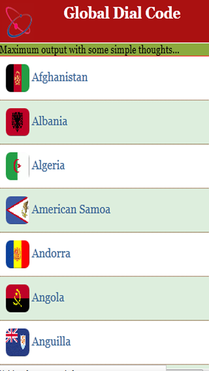 Globe Dial Code - App on Amazon Appstore