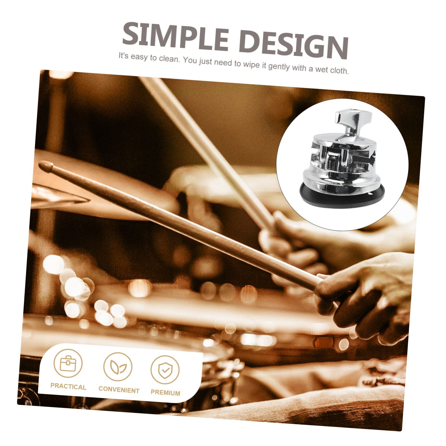 Snapklik.com : Drum Base Tom Leg Base Replacement Percussion Instrument ...