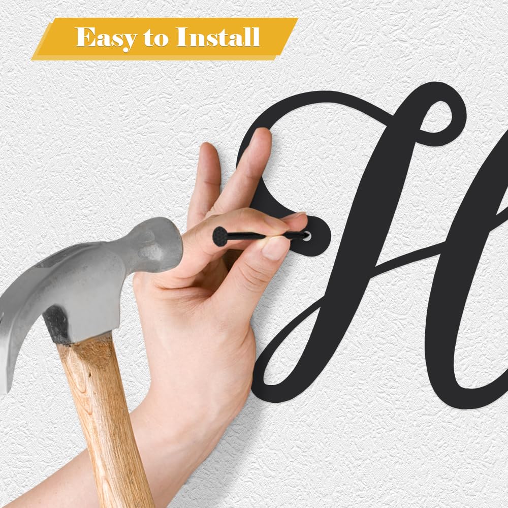 Snapklik.com : Hola Sign Metal Wall Decor Inspirational Wall Decor ...