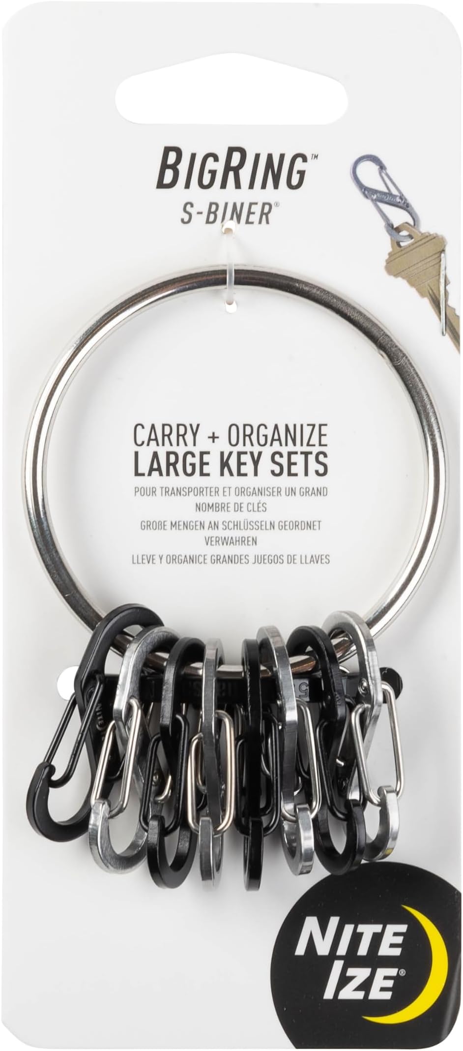 Amazon.com: Nite Ize S-Biner MicroLock Stainless Steel - Durable Key ...