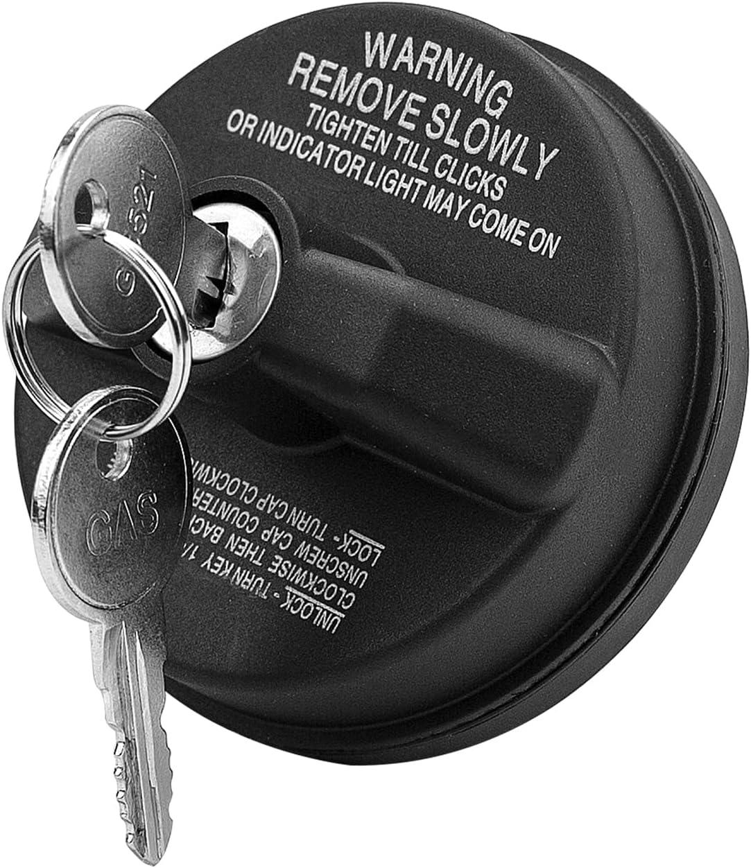 Amazon.com: Jawmoy 1 PC Locking Gas Cap, Lock Fuel Tank Cap Compatible ...