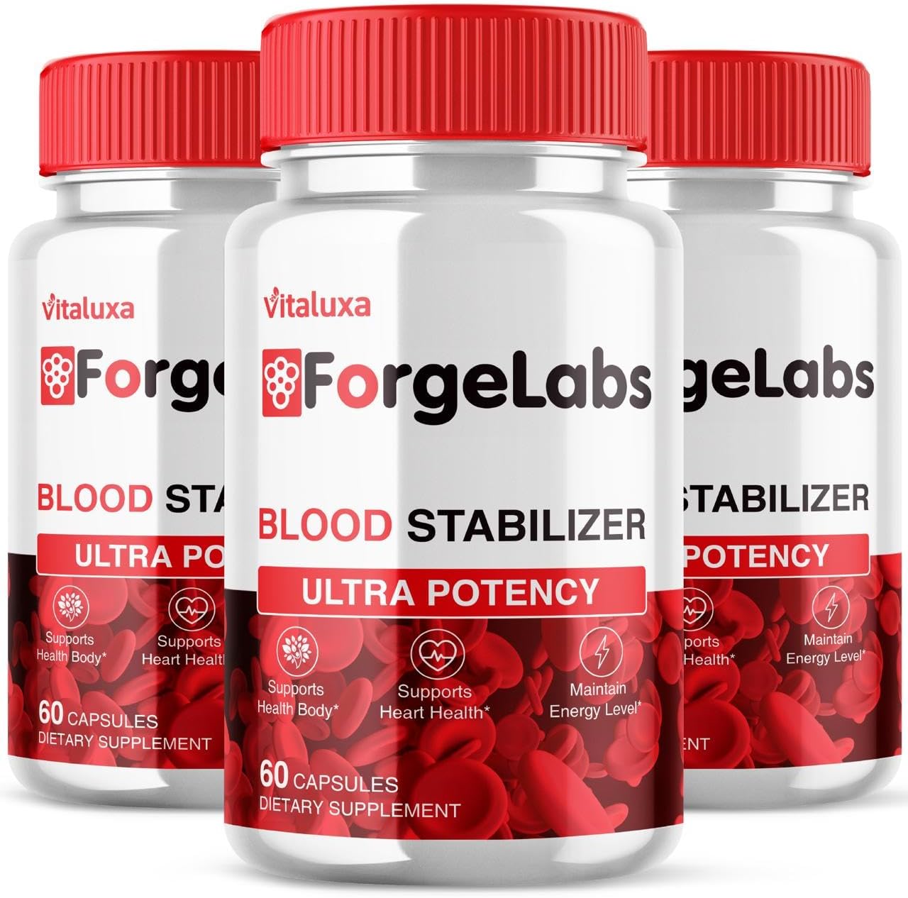 (3 Pack) Forge Labs Blood Stabilizer - ForgeLabs Capsules Blood Support ...