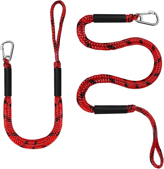 Amazon.com: Bungee Dock Line with Hook 2-Pack(4ft & 6ft), PWC Boat ...