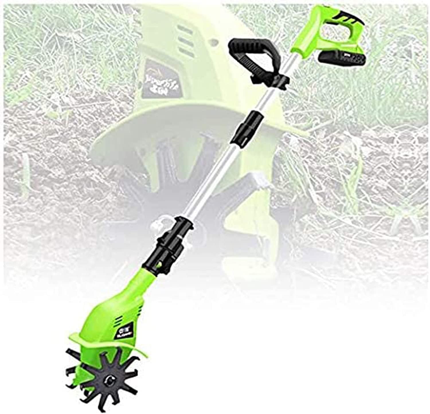 Cordless Rotavator20V Lightweight Handheld Garden Tiller Rotavator with ...