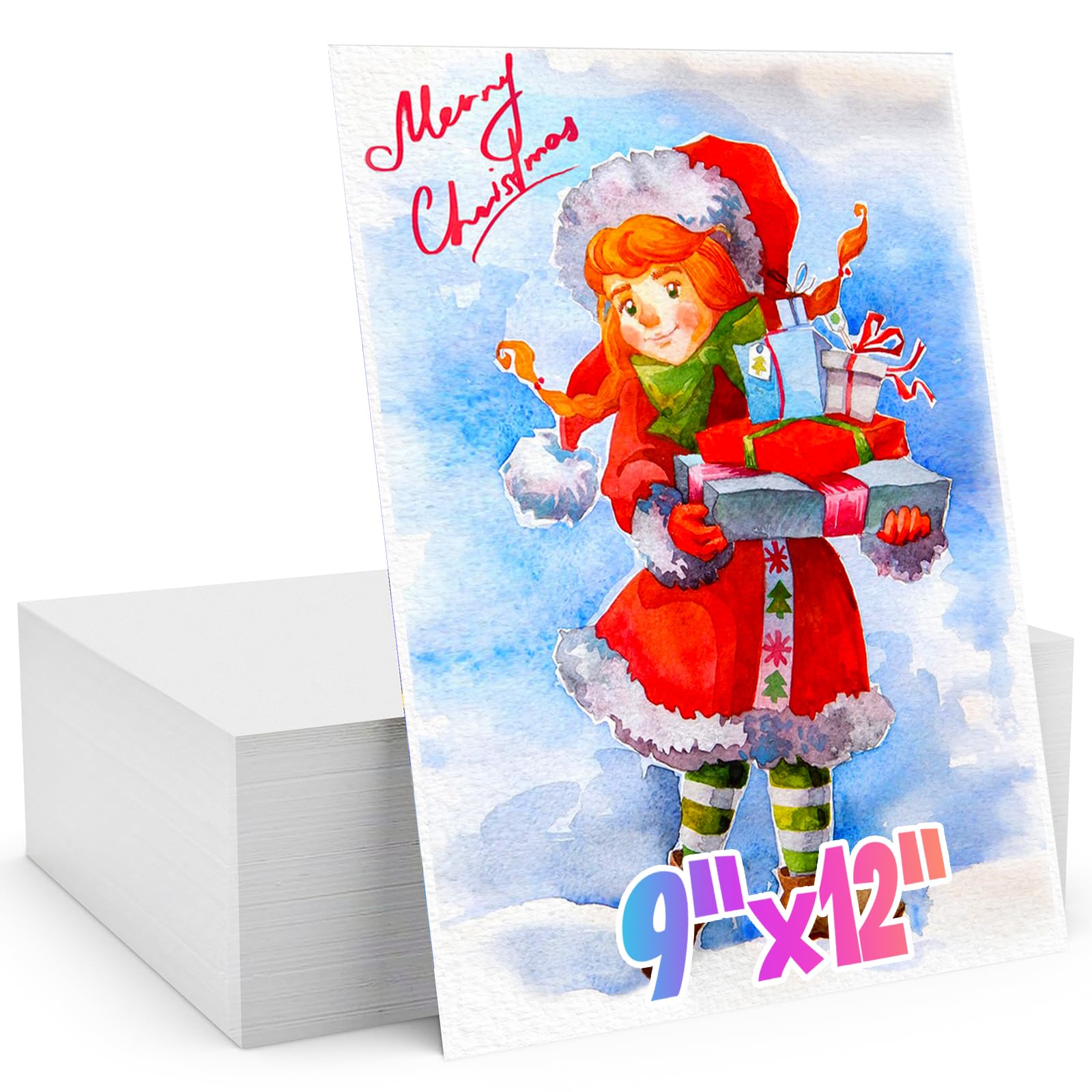 Amazon.com: Watercolor Paper, 250 Sheets Water Color Paper Bulk, Art ...