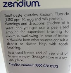 Zendium Complete Protection Toothpaste 75ml - contains natural ...