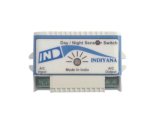 INDIYANA Day Night Sensor Switch, LDR Control Auto On In Night & Off In ...