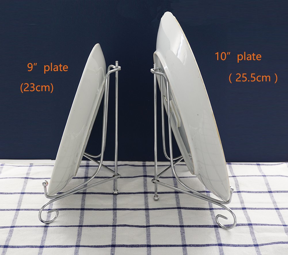 Snapklik.com : Artliving Metal Plate Stands For Display - 8-Inch ...