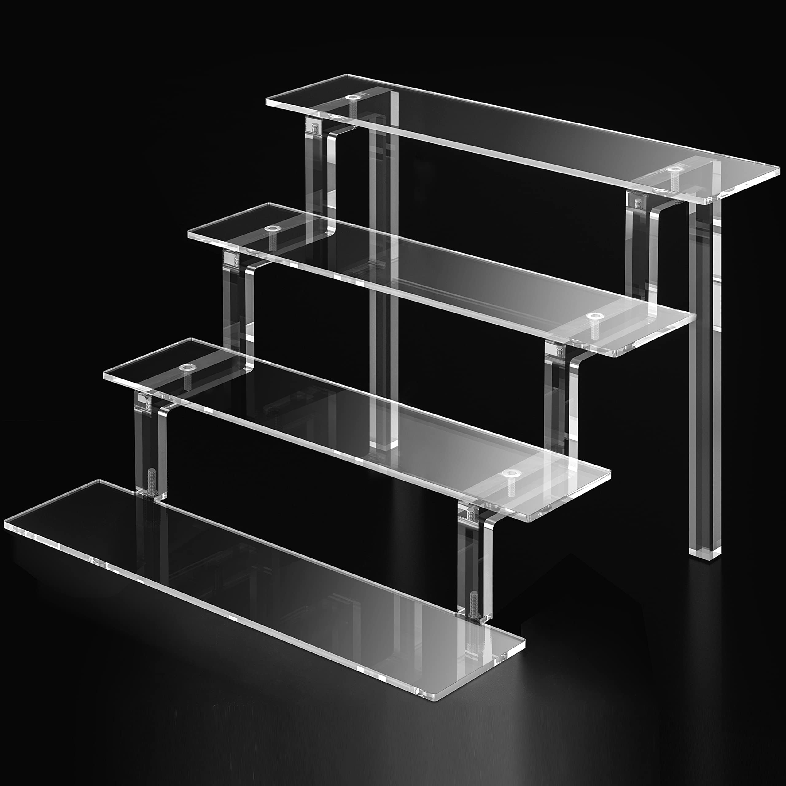 Amazon.com: AISIDERK 12" Acrylic Riser, Acrylic Shelves - 3-Tier Clear ...