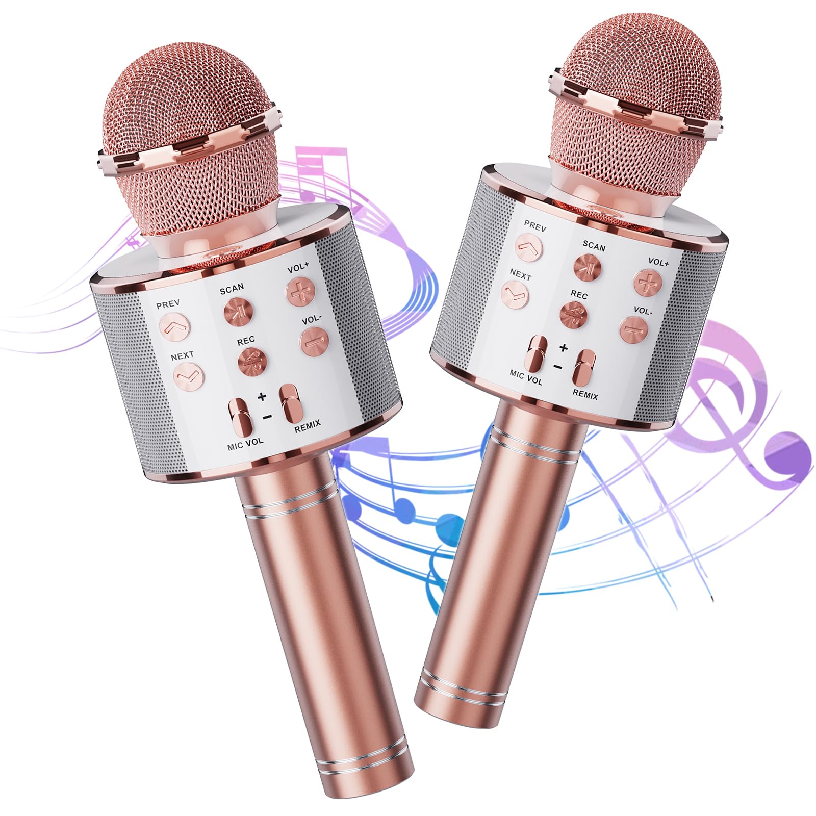 Amazon.com: Caymuller Kids Wireless Microphone Machine,Bluetooth ...