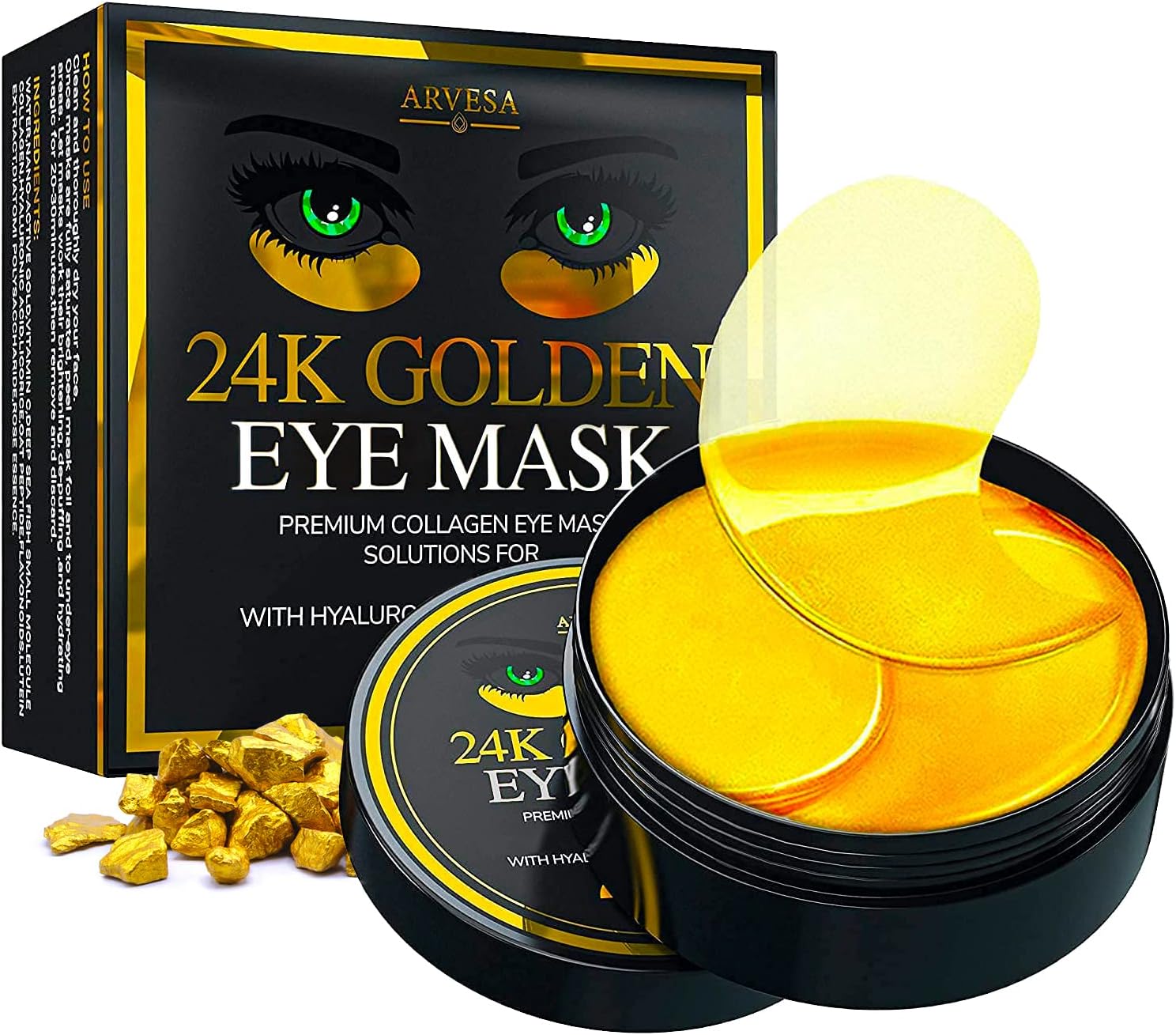 Amazon.com : Under Eye Mask for Dark Circles and Puffiness, Eye Bags ...