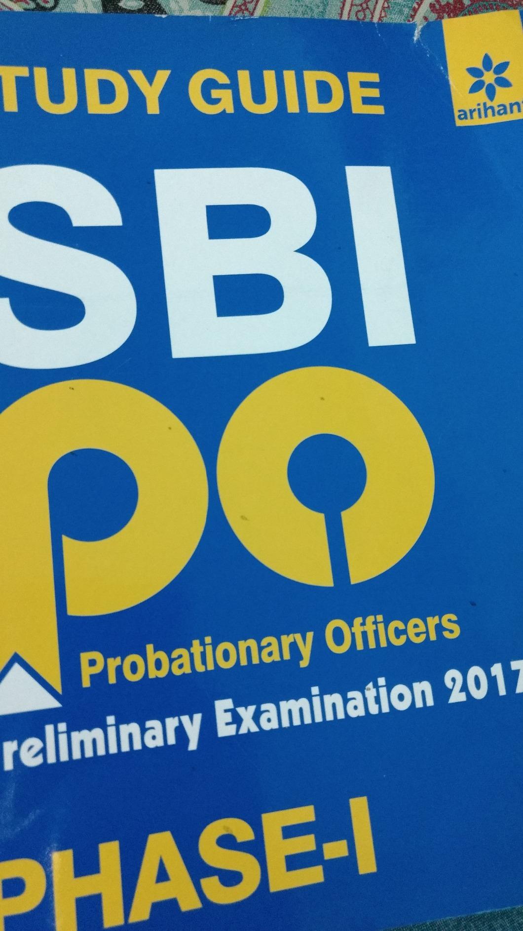 Buy SBI PO Phase 1: Preliminary Examination Book Online at Low Prices ...