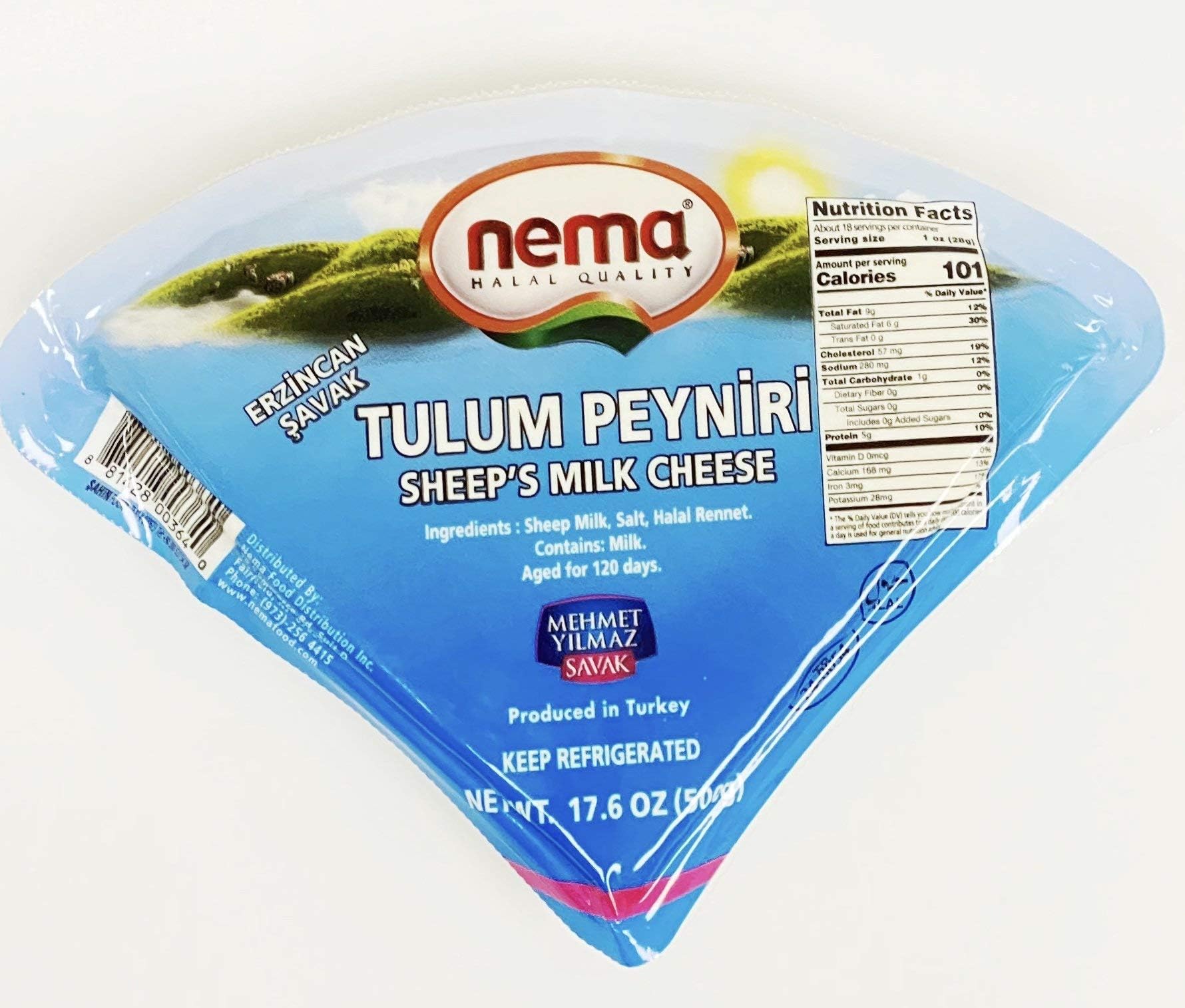 Amazon.com: Erzincan Tulum Cheese 1 lb - Turkish Cheese : Grocery ...