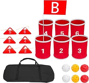 Amazon.com: Znnam Golf Yard Game Set, Portable Backyard Golf Game, Golf ...