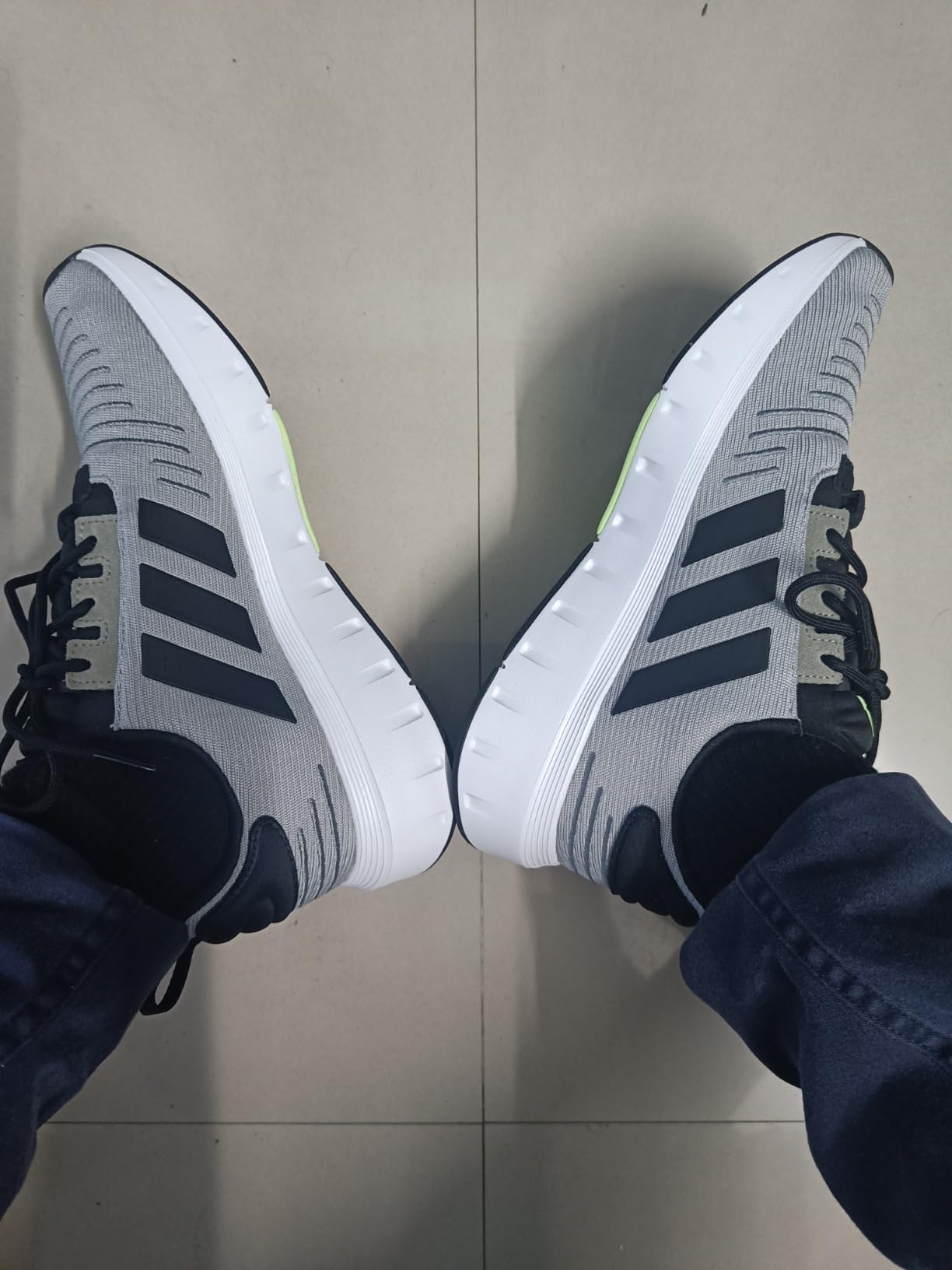 Buy adidas Mens Swift Run 23 CBLACK/FTWWHT/FTWWHT Running Shoe - 6 UK ...