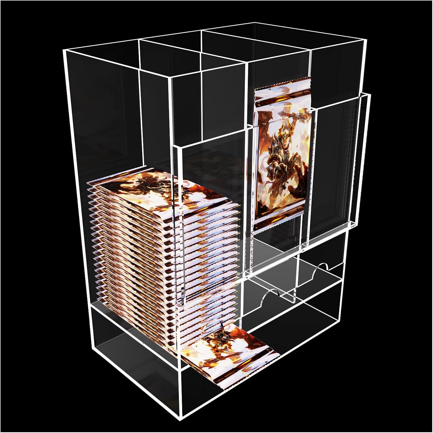 Amazon.com: 3 Slot Booster Pack Dispenser for Standard Card Packs ...