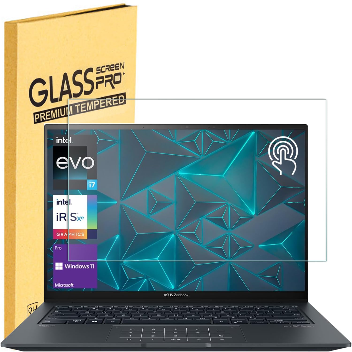 Amazon.com: MUBUY-GOL Tempered Glass Screen Protector for ASUS ZenBook ...