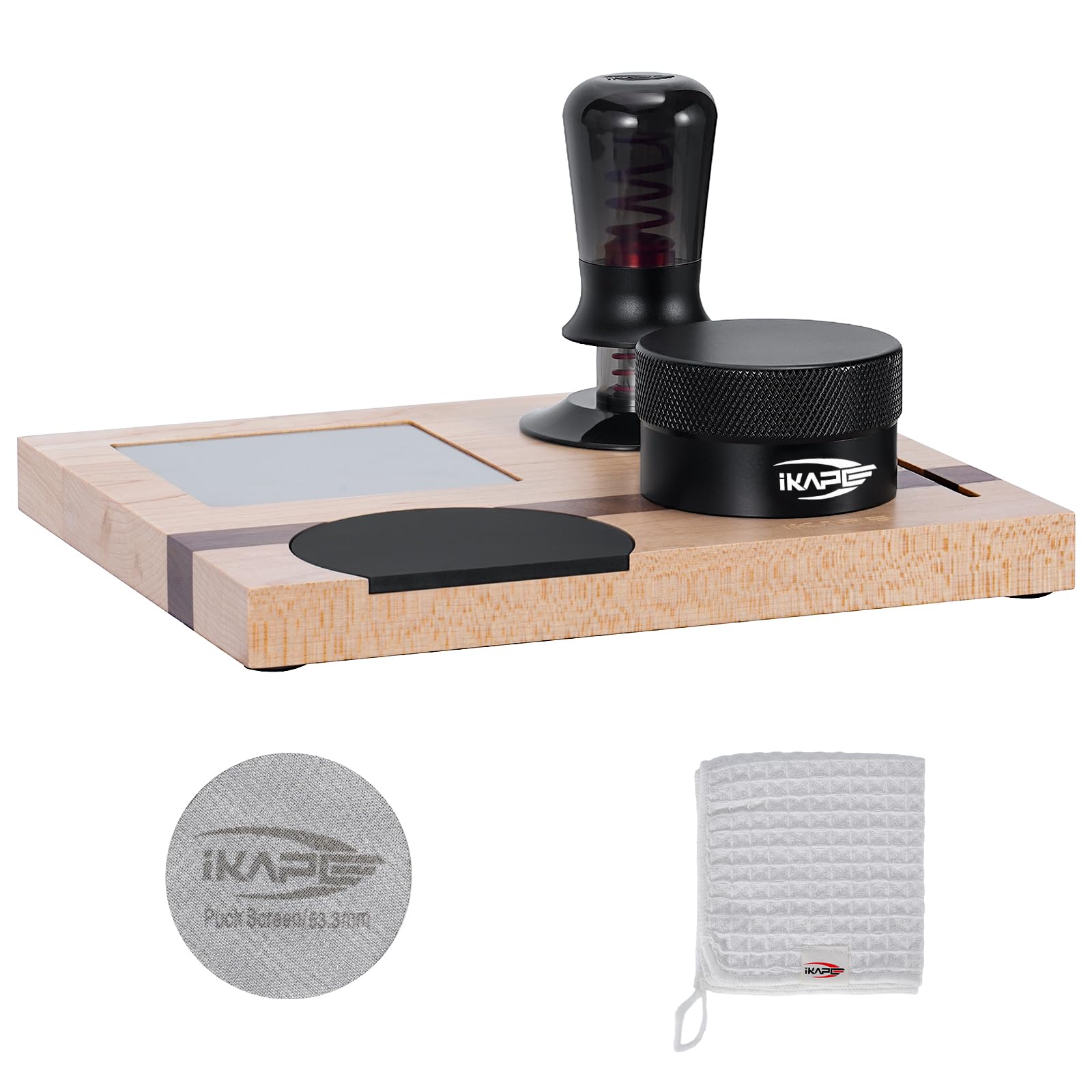 Snapklik.com : IKAPE 49MM Espresso Tamper Kit 5 IN 1, Espresso Tool Kit