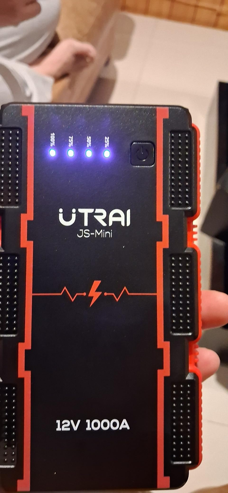 UTRAI JS- Mini Portable Car Jump Starter, 1000A Peak 13000mAh Car ...