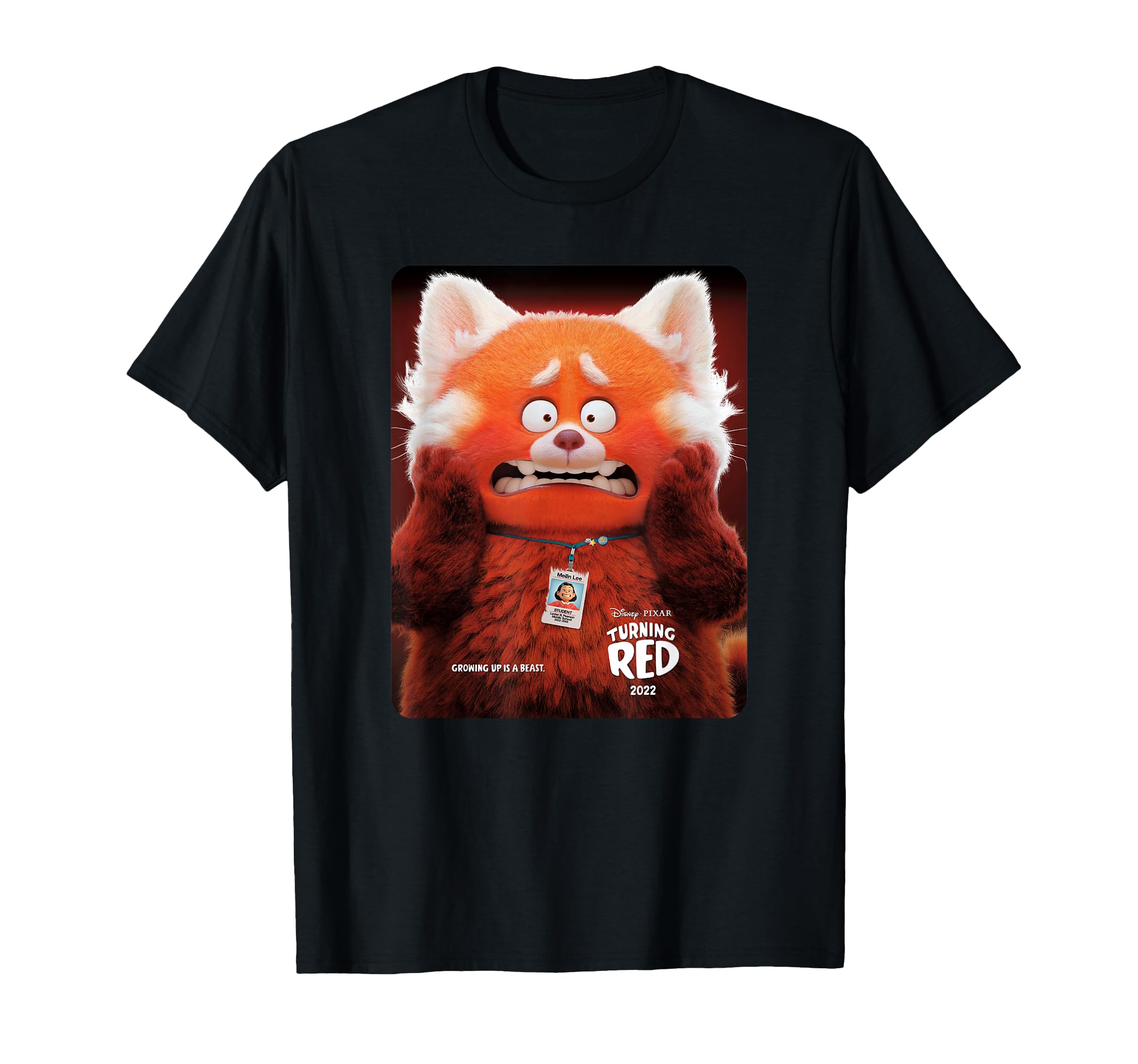 Amazon.com: Disney Pixar Turning Red Mei Shocked Screen Grab Camiseta ...