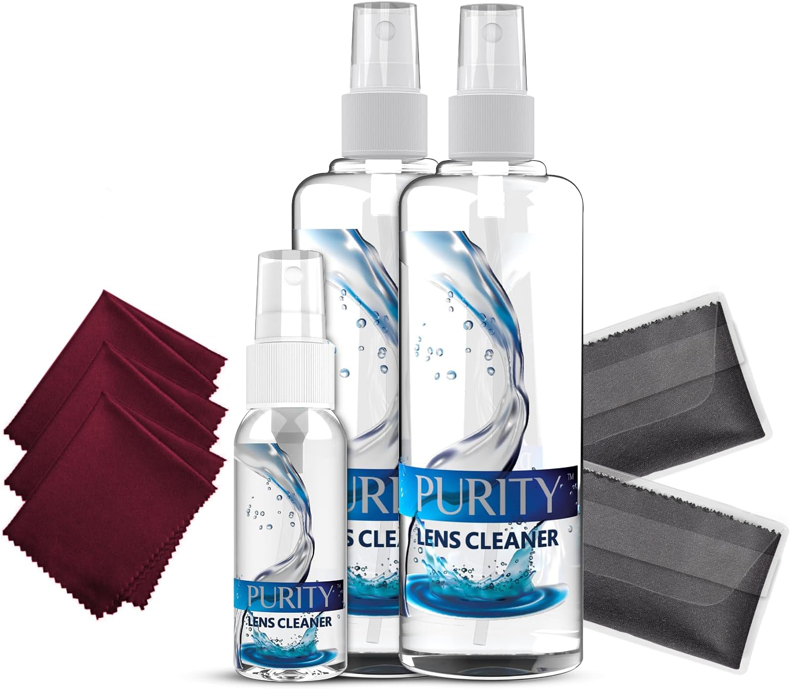 Amazon.com: Purity Eyeglass Len Cleaner Kit - Includes Eyeglass Lens ...