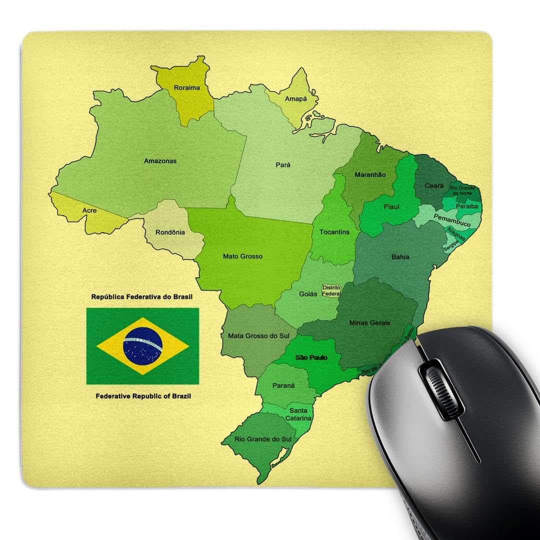 Amazon.com : 3dRose LLC 8 x 8 x 0.25 Inches Colorful Political Map of ...