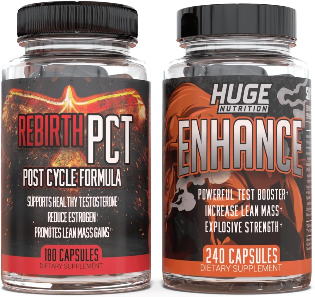 Amazon.com: Huge Supplements PCT Stack - Combine Rebirth PCT & Enhance - Potent PCT Supplements ...