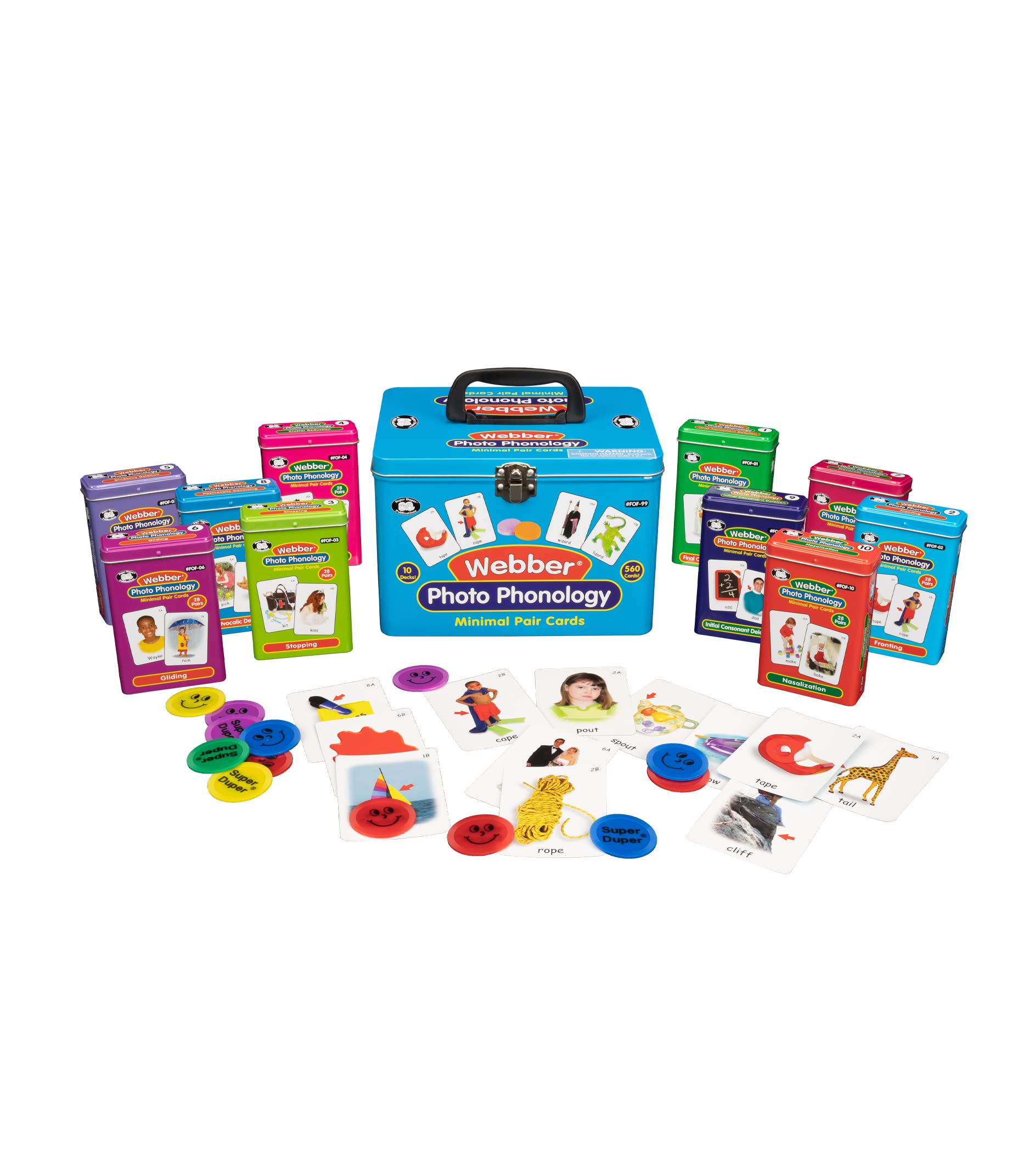 Super Duper Publications | Set of 10 Photo Phonology Minimal Pair Cards ...