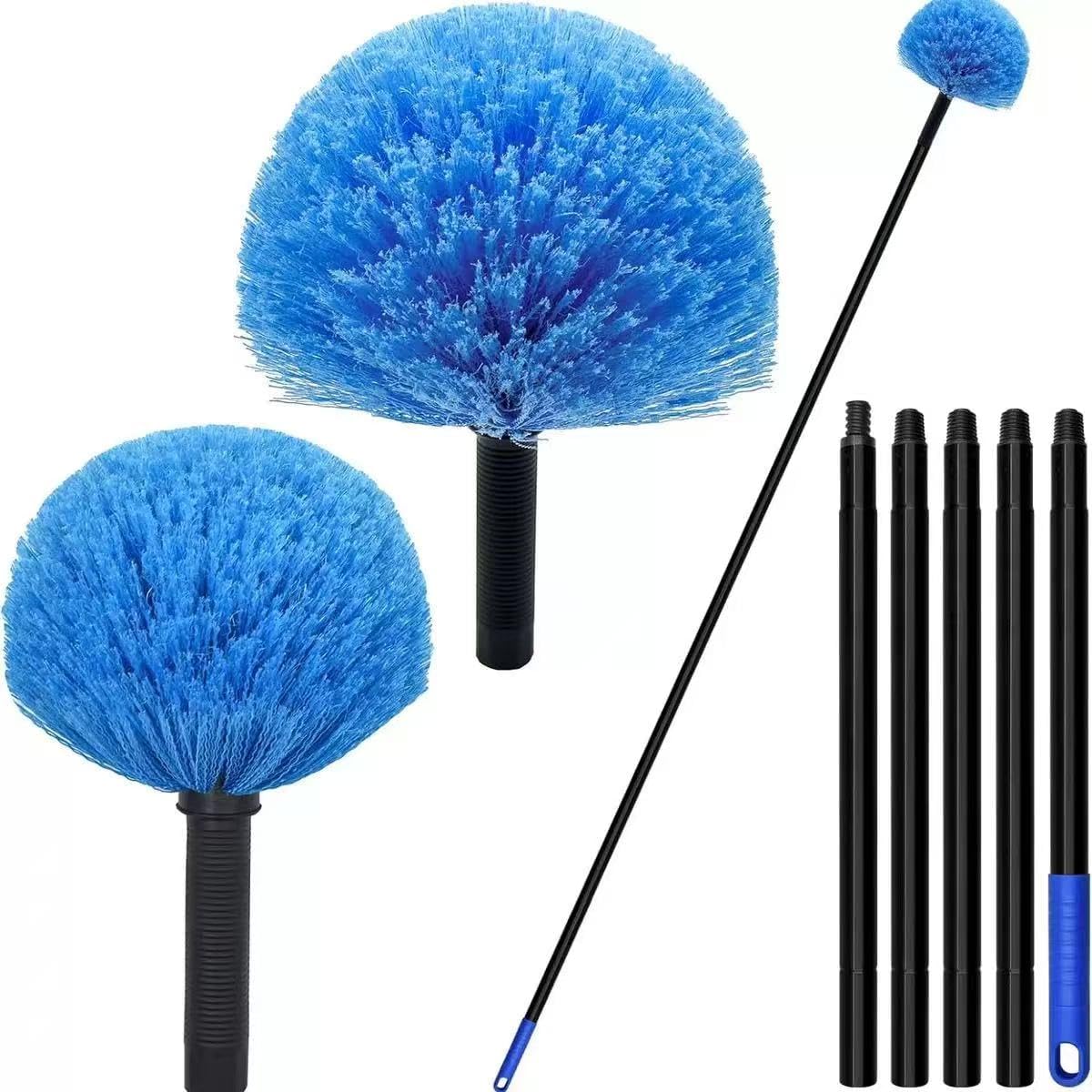 PAOFUFUI 2 Pack Robust Cobweb Duster Head Brush, Superior Twist-On Web ...