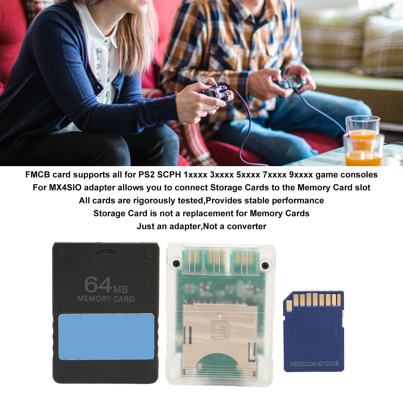Snapklik.com : PS2 FMCB Memory Card MX4SIO SIO2SD Card Adapter